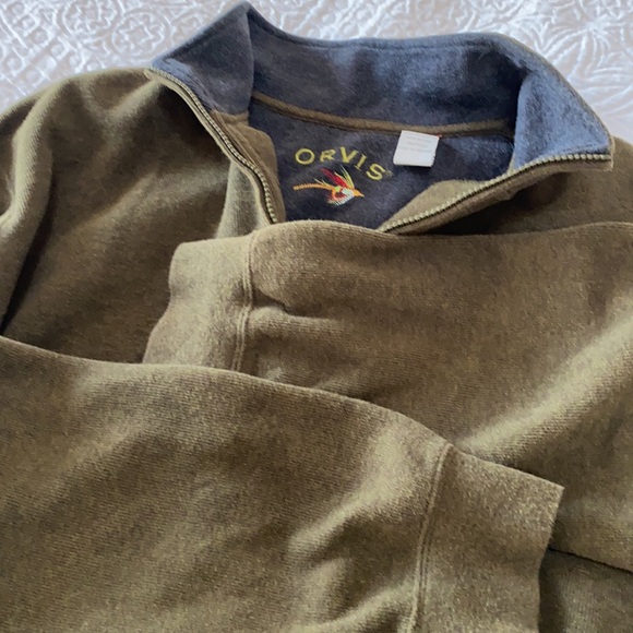 Orvis | Sweaters | Orvis Mens Large Classic Zip Sweater | Poshmark